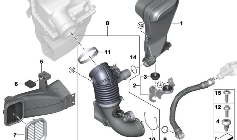BMW 13718573140 Rohr - LEEBMANN24