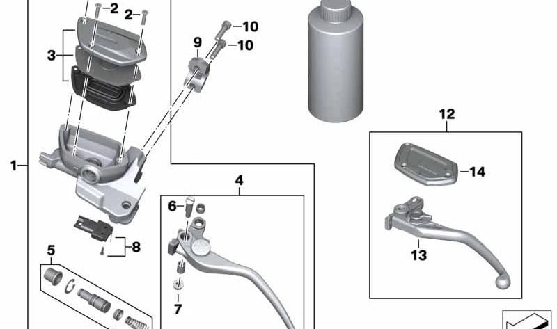 BMW Motorrad 32728404101 Deckel Club Sport - LEEBMANN24