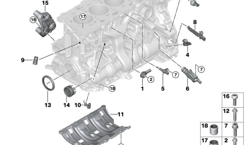 BMW 11118519508 Adapterplatte - LEEBMANN24