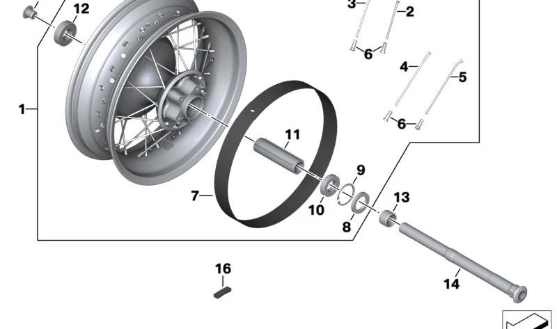 BMW Motorrad 36318414981 Steckachse - LEEBMANN24