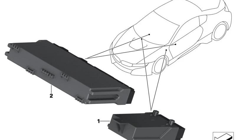BMW 61359459682 Sitzmodul - LEEBMANN24