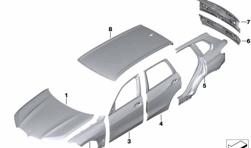 BMW 41007492376 Seitenwand vorn links PHEV - LEEBMANN24