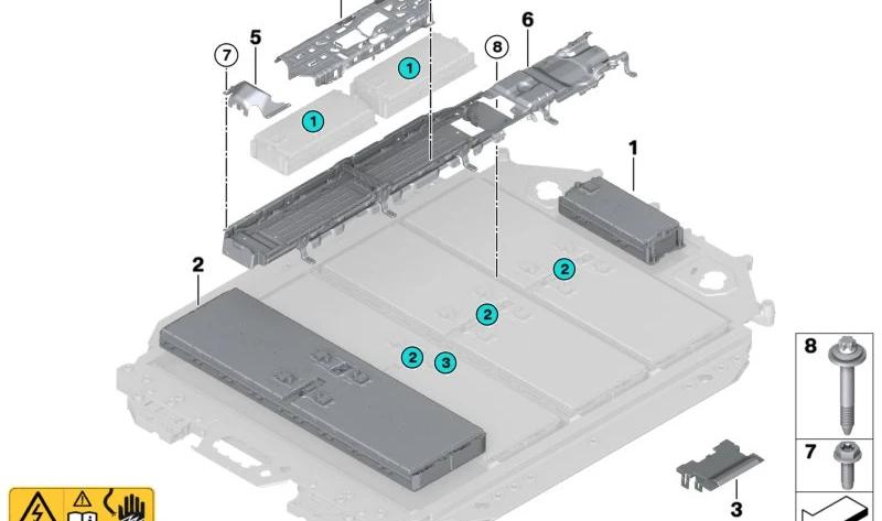 BMW 61278847350 Zellmodul Hochvolt-Batterie - LEEBMANN24