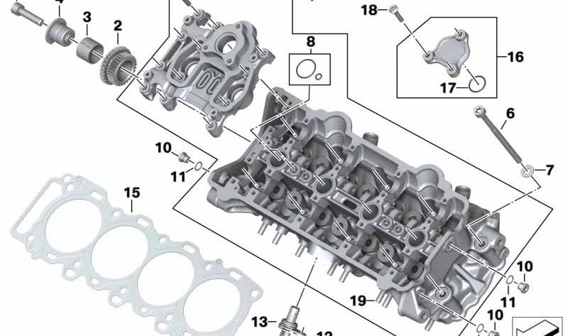 BMW Motorrad 11127921780 Zylinderkopf - LEEBMANN24