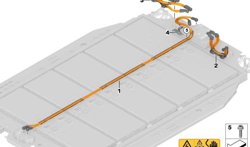 BMW 61278846858 Kabelbaum Hochvolt-Batterie - LEEBMANN24