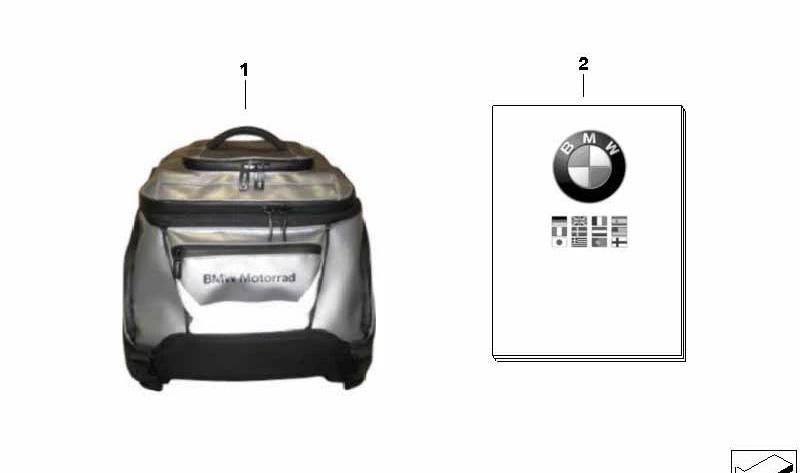 BMW Motorrad 77017721660 Einbauanleitung Softbag - LEEBMANN24